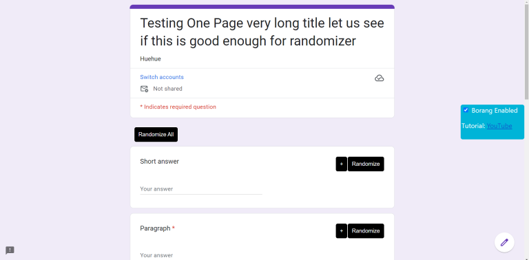 How to Spam Google Forms - Pawaka Labs